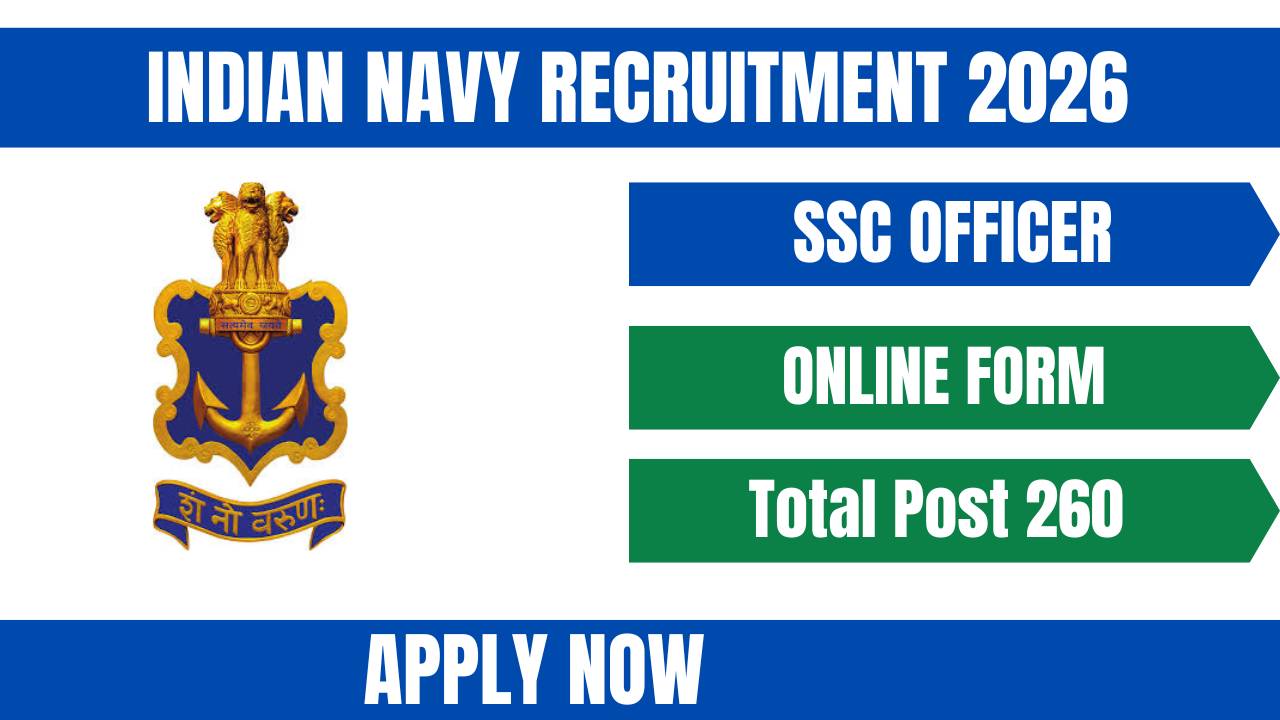 Indian Navy SSC Officer Jan 2027 Recruitment: - Job Marg